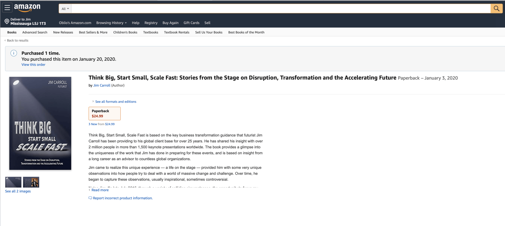 Think Big, Start Small, Scale Fast : Book Now Available on Amazon ...