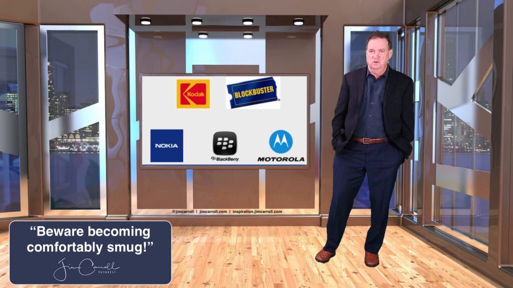 Daily Inspiration: “Beware becoming comfortably smug!”